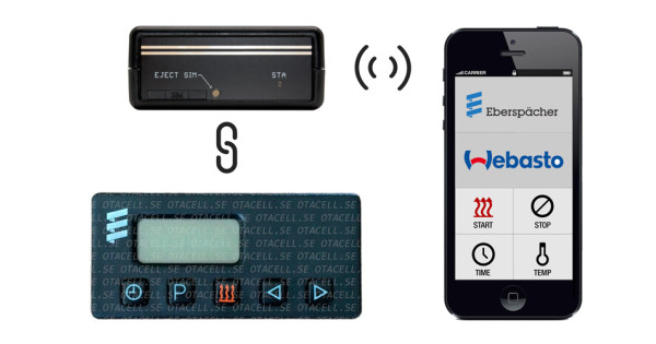 4G APP styrning till Eberspächer Module Timer Water