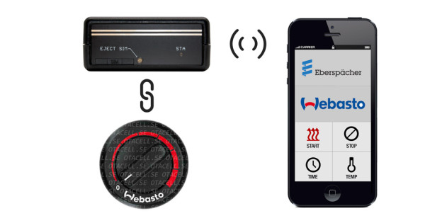APP control Webasto Rheostat