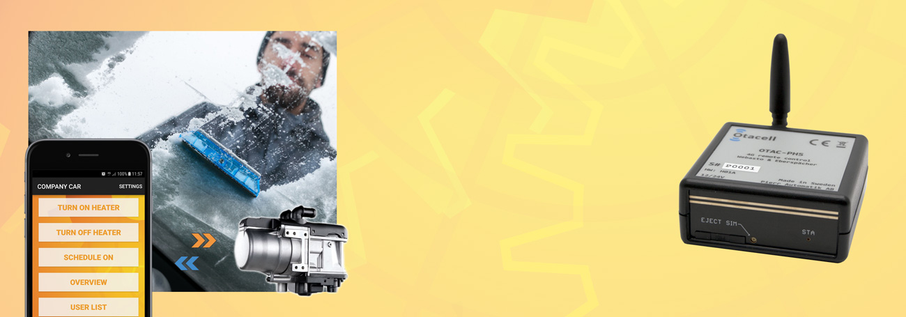 User friendly and reliable remote control with mobile APP